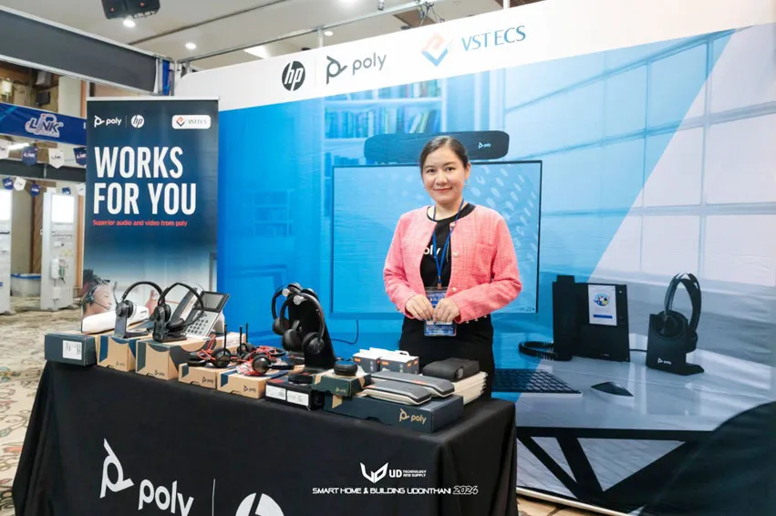 VST ECS (Thailand) has joined the booth for exhibiting IT products and ...