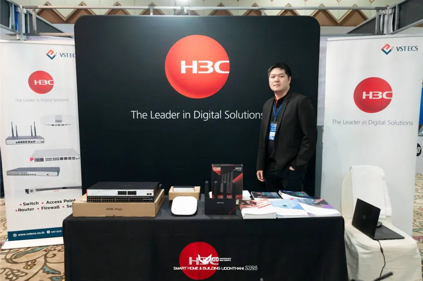 VST ECS (Thailand) has joined the booth for exhibiting IT products and ...